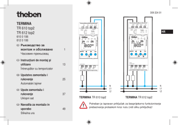THEBEN TR 610 top2 Operativne instrukcije | Manualzz