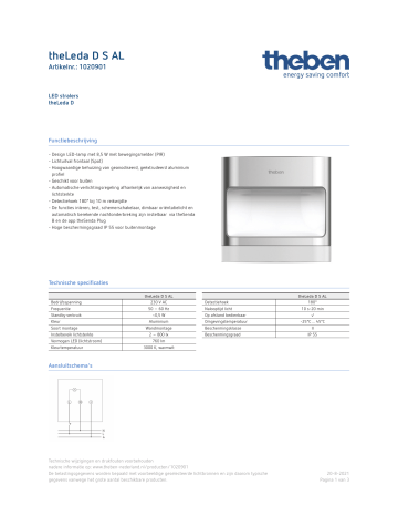 THEBEN theLeda D S AL Data papier | Manualzz