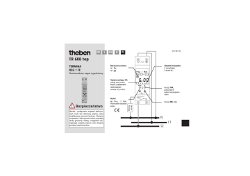 THEBEN TR 608 TOP Instrukcja obsługi | Manualzz