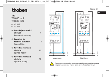 THEBEN TR 610 top2 Instrukcja obsługi | Manualzz