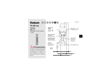 THEBEN TR 608 TOP Instrucciones de operación | Manualzz