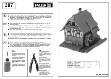 Faller 130387 Montageanleitung | Manualzz