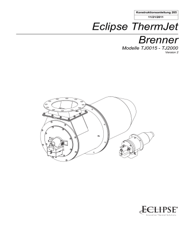 Eclipse ThermJet TJ0015, ThermJet TJ2000 Handbuch | Manualzz