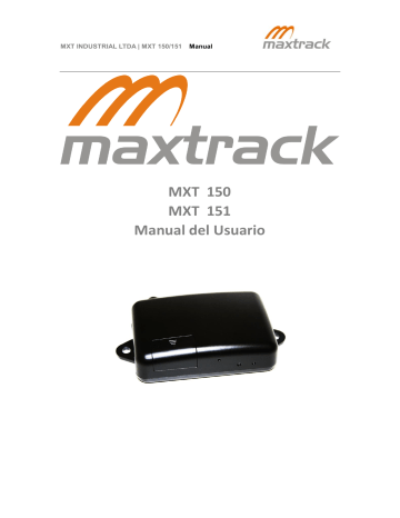 Maxtrack MXT 150 Manual de usuario | Manualzz