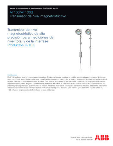 ABB AT 100 Manual de usuario | Manualzz