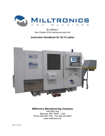 Milltronics SL12 Series (7200 Control) Instruction Handbook | Manualzz