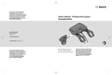 Bosch CUI100, SmartphoneHub Instrucciones De Servicio | Manualzz