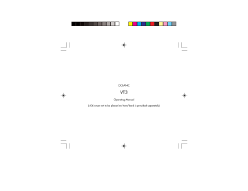 Oceanic VT 3 Operating Manual | Manualzz