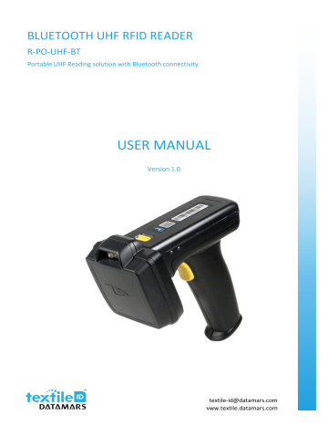 Datamars Textile ID R-PO-UHF-BT User Manual | Manualzz