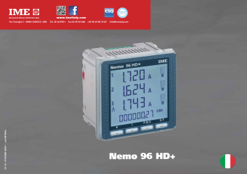 IME NEMO 96 HD, NEMO 96 HD+ User Manual | Manualzz