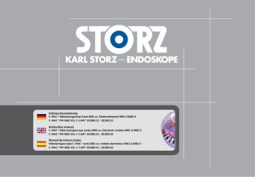Storz C-MAC PM 8401 XD, C-MAC 8401 Series Instruction manual | Manualzz