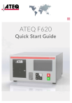 ATEQ F620 Quick Start Manual | Manualzz