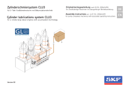 SKF CLU3 - Assembly Instructions