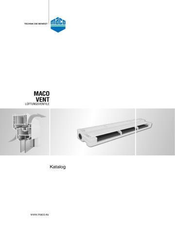 maco VENT Katalog | Manualzz