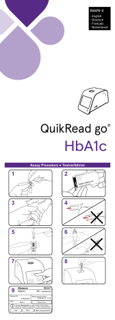 AIDIAN 151058, QuikRead go HbA1c Kurzanleitung | Manualzz