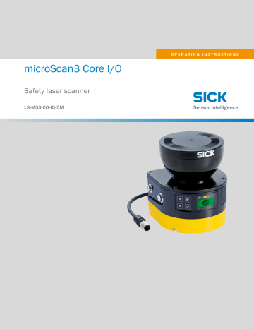 Sick microScan3 Core I/O - Safety laser scanner - LS-MS3-CO-IO-5M ...