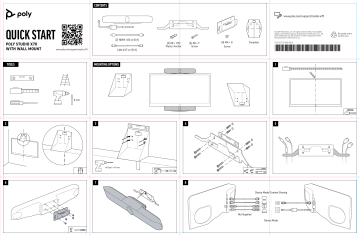 Poly Studio X70 Quick Start | Manualzz