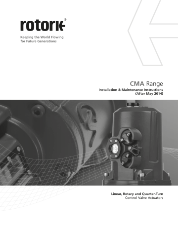 rotork CMR-50 Installation & Maintenance Instructions Manual | Manualzz