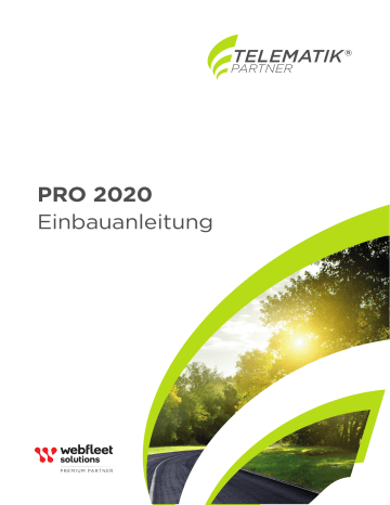 Webfleet PRO 2020 Einbauanleitung | Manualzz