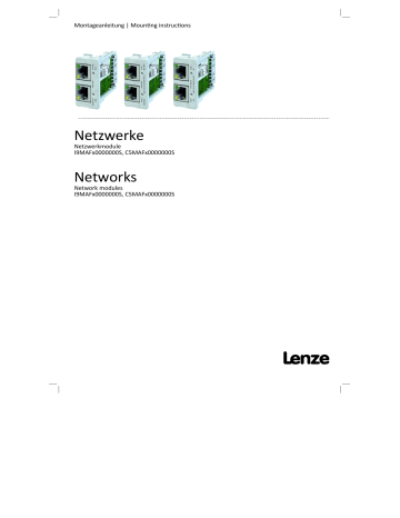 Lenze i950 servo inverter Mounting Instruction | Manualzz