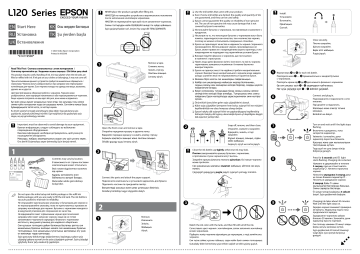 Epson L121 Installation manual | Manualzz