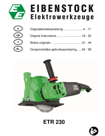 EIBENSTOCK ETR 230 Handleiding | Manualzz