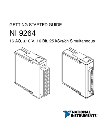 National Instruments NI 9264 Getting Started Manual | Manualzz