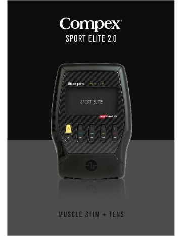 Compex EDGE 2.0 Manual | Manualzz