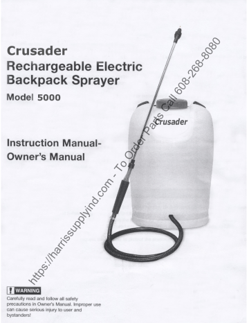 Crusader 5000 Instructions And Owner's Manual | Manualzz