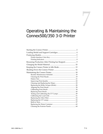 Connex Connex350 Operating & Maintenance Manual | Manualzz