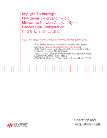 Keysight N5224B, N5227B Operation And Installation Manual | Manualzz