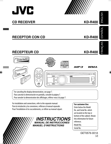 JVC GET0576-001A Instruction Manual | Manualzz