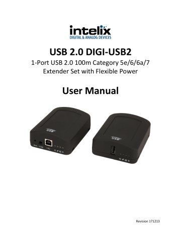 Intelix DIGI-USB2 User Manual | Manualzz
