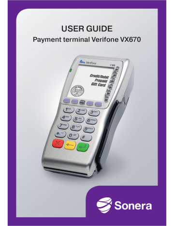 VeriFone VX-670 series User Manual | Manualzz