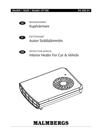 Malmbergs H1106 Instruction Manual | Manualzz
