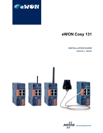 HMS eWON Cosy 131 Installation Manual | Manualzz