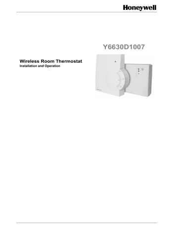 Honeywell HCW 80 Installation And Operation Manual | Manualzz