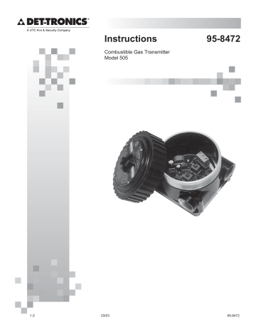 Det-Tronics 505 Instruction Manual | Manualzz