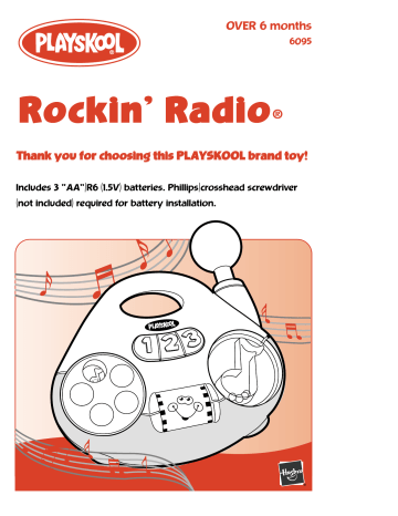 Playskool Rockin' Radio 6095 Instruction Manual | Manualzz