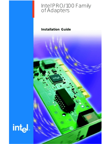 Intel ETHEREXPRESS PRO/100 Installation Manual | Manualzz