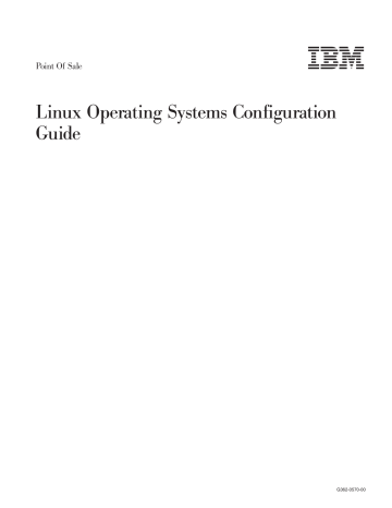 IBM 4694-307, SurePOS 300, SurePOS 500 Configuration Manual | Manualzz