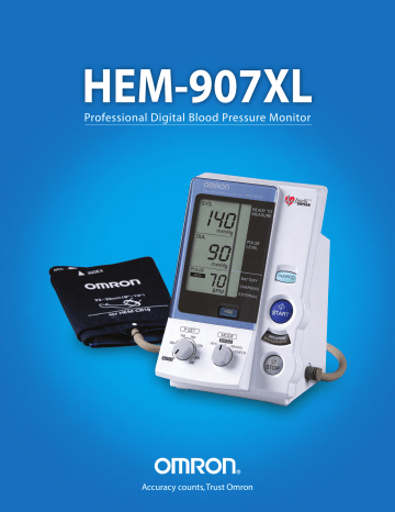 Omron IntelliSense HEM-907XL Brochure & Specs | Manualzz