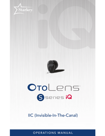 Starkey OtoLens Operation Manual | Manualzz