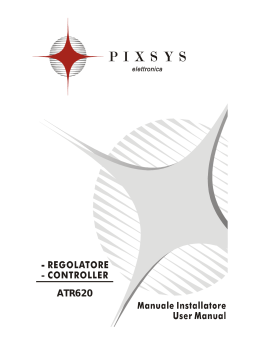 Pixsys ATR620 - User manual