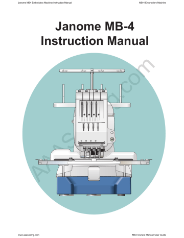 Janome MB-4 Instruction Manual | Manualzz