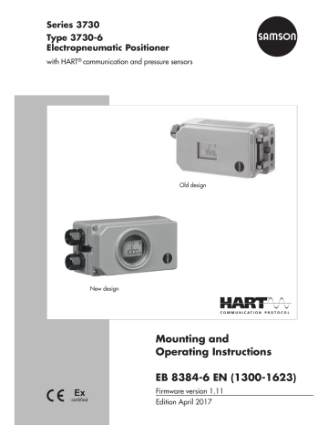 Samson 3730 Series Mounting And Operating Instructions | Manualzz