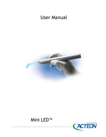 Acteon Mini LED User Manual | Manualzz