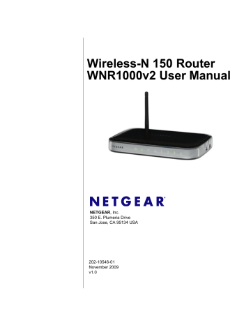 NETGEAR WNR1000-2VCNAS User Manual | Manualzz