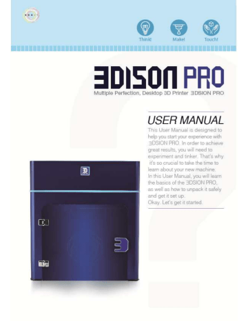 Edison PRO User Manual | Manualzz