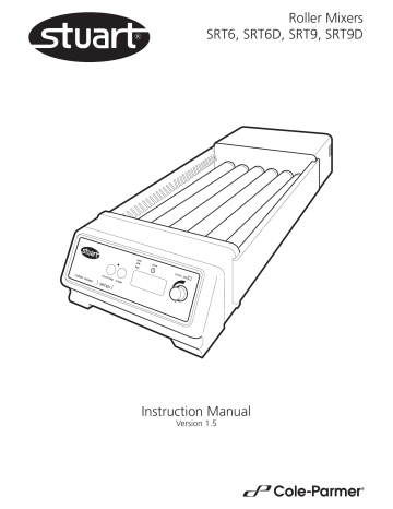 Stuart SRT6D, SRT9 Instruction Manual | Manualzz